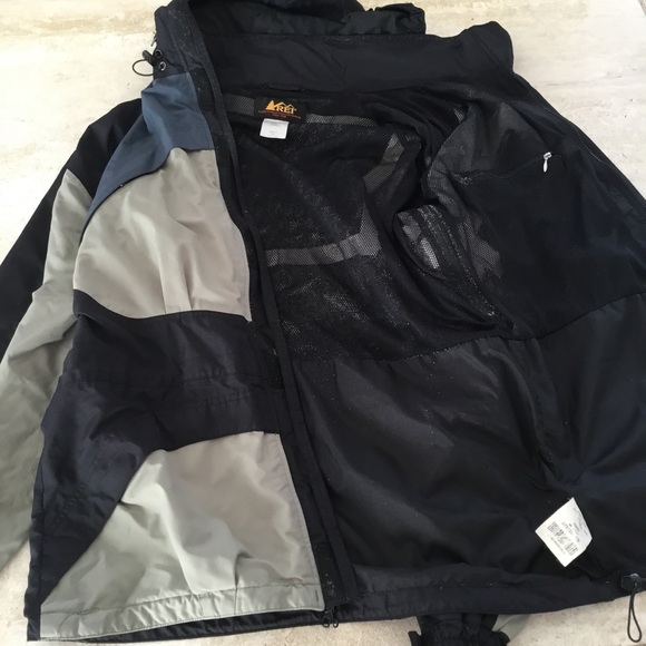 REI | Jackets & Coats | Rei Elements Nylon Hooded Jacket Size Medium ...